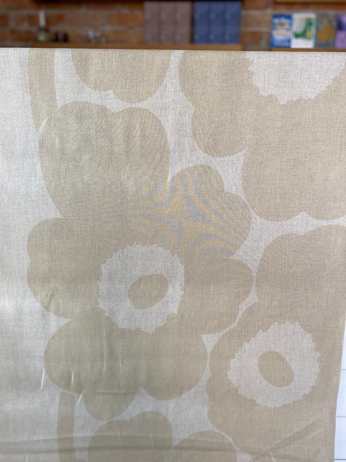 Marimekko 100% Linen Fabric - Unikko Natural Linen – Pappa Sven
