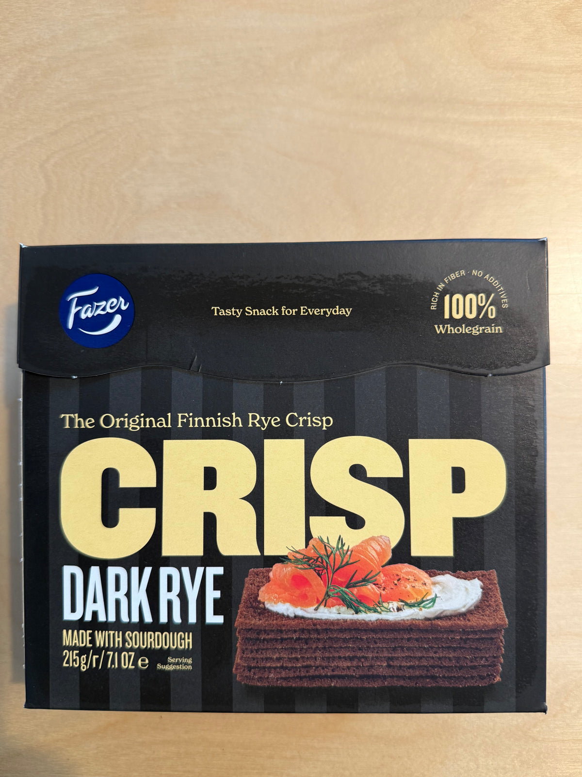 Fazer Crisp Dark Rye – Pappa Sven
