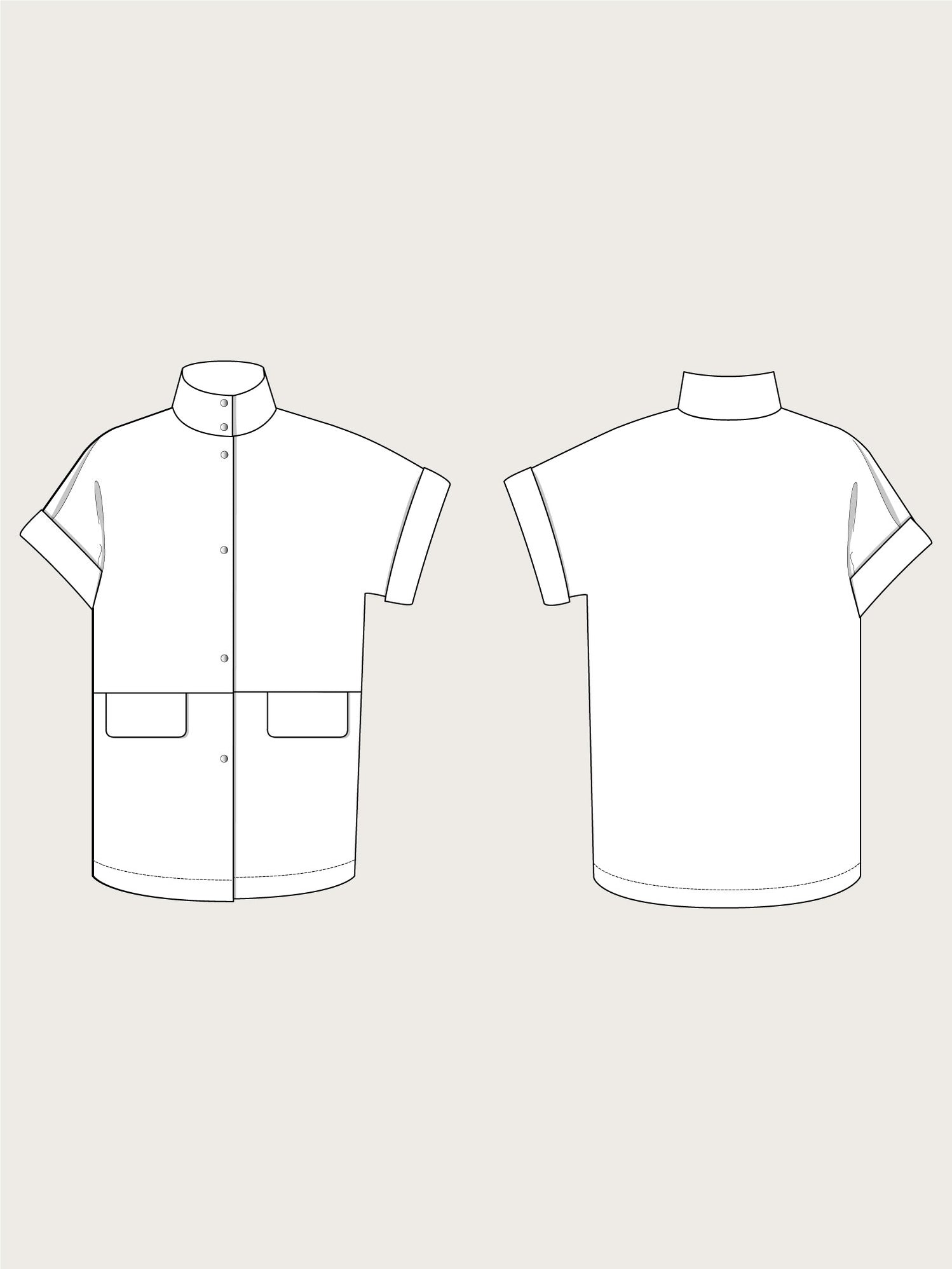 The Assembly Line Sewing Patterns - Cap Sleeve Vest – Pappa Sven