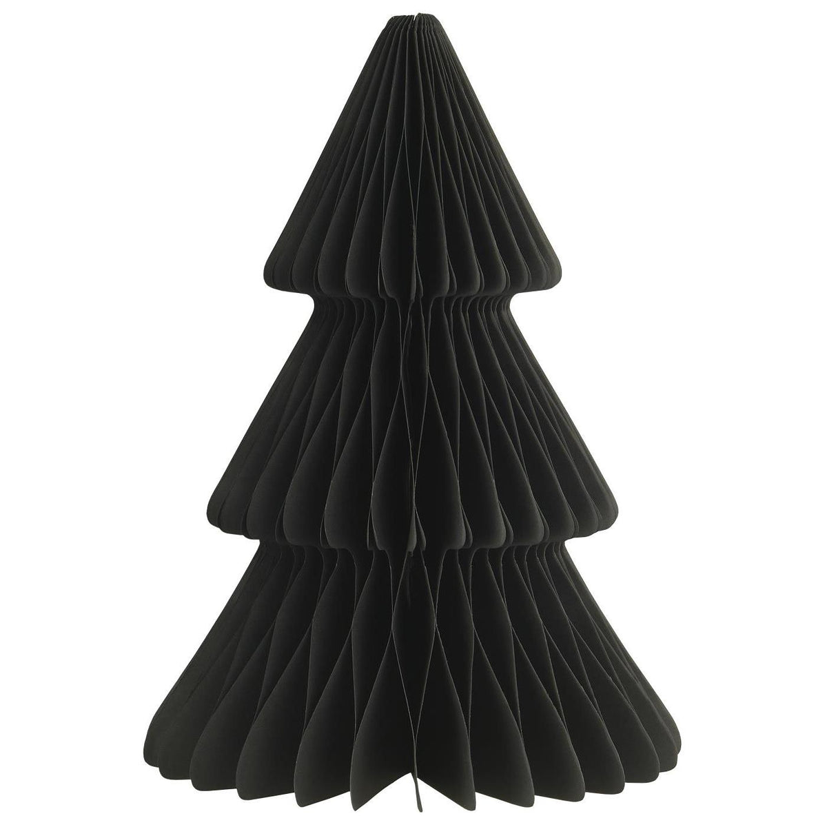 Folded Paper Christmas Trees - Black – Pappa Sven