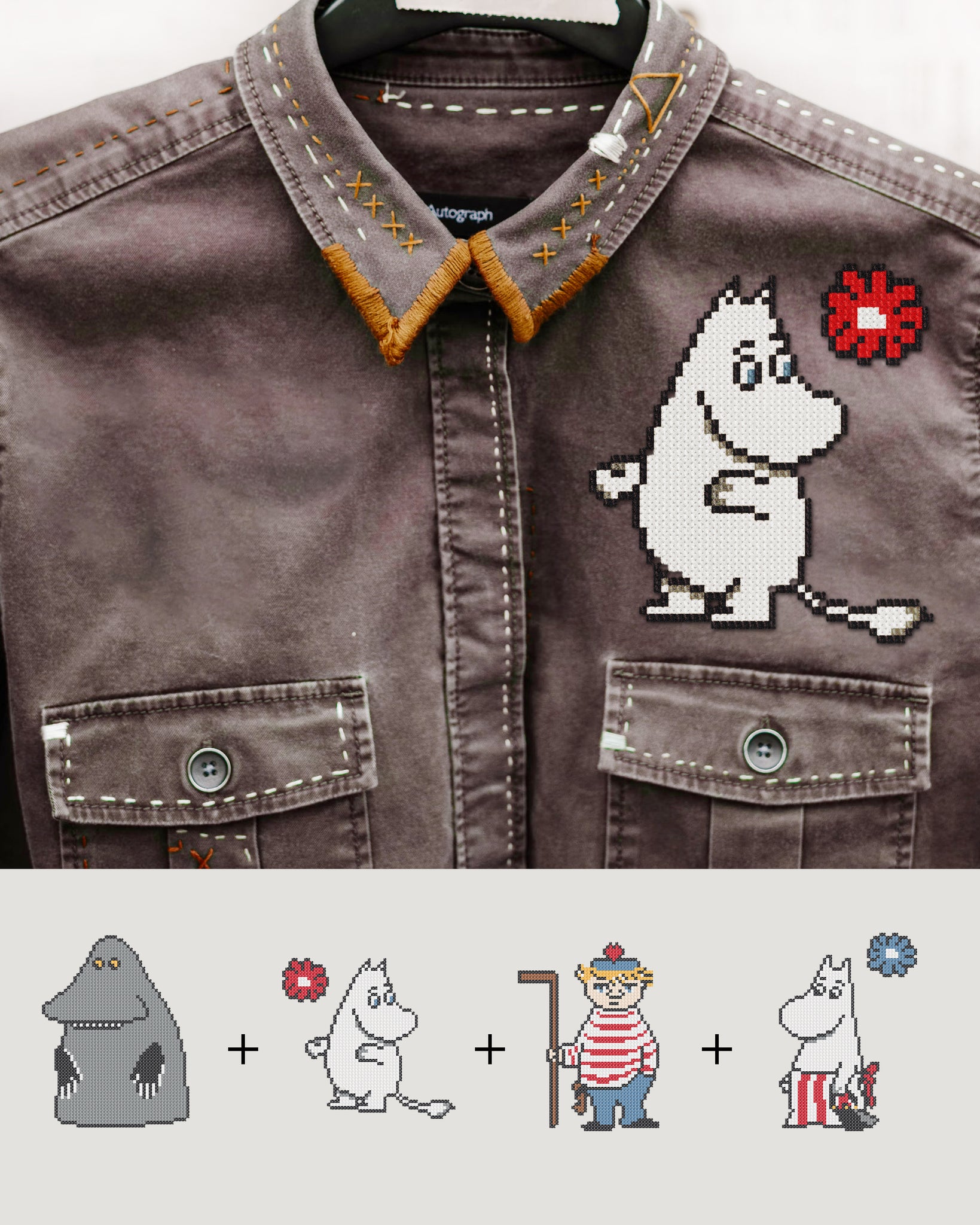 Folklore Co. Moomin & Co. Patch Kit (4 designs) – Pappa Sven